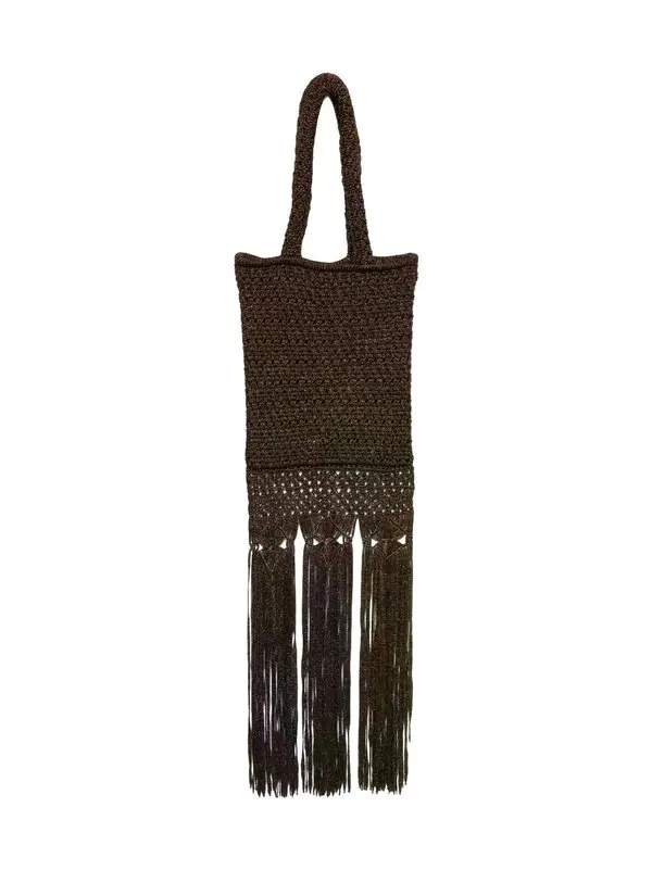 Alanui Ray Of Light Tote Bag - Brown