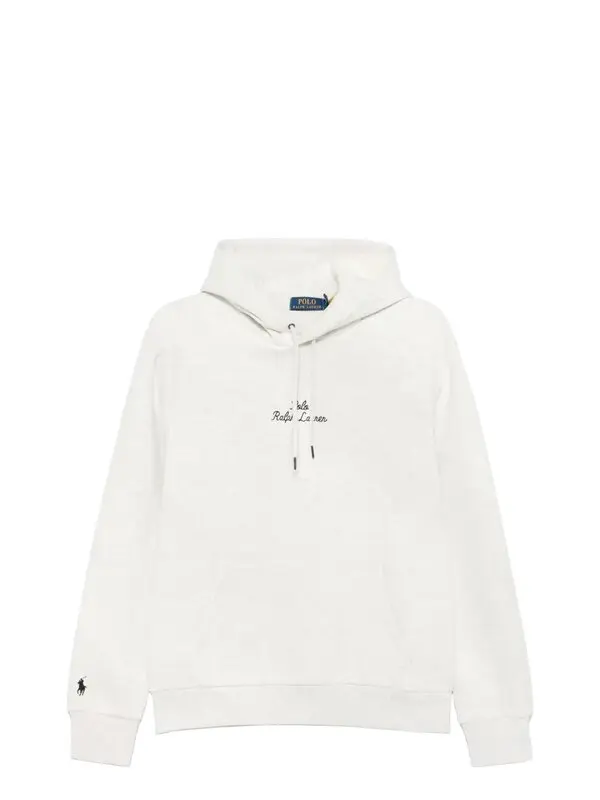 Polo Ralph Lauren Logo-embroidered Hoodie - Grey