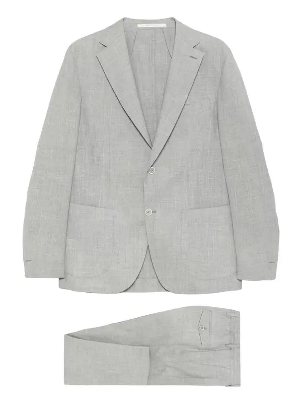 Eleventy Mélange Suit - Grey