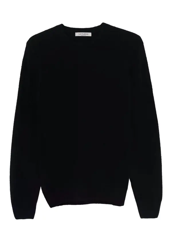 FILERIA Bouclé Virgin Wool-blend Sweater - Blue
