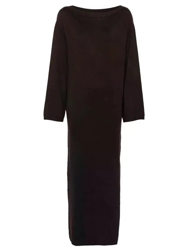 HERSKIND Isabella Knitted Maxi Dress - Brown