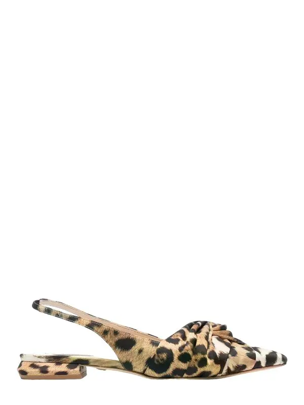 Roberto Cavalli Knotted Slingback Pumps - Brown