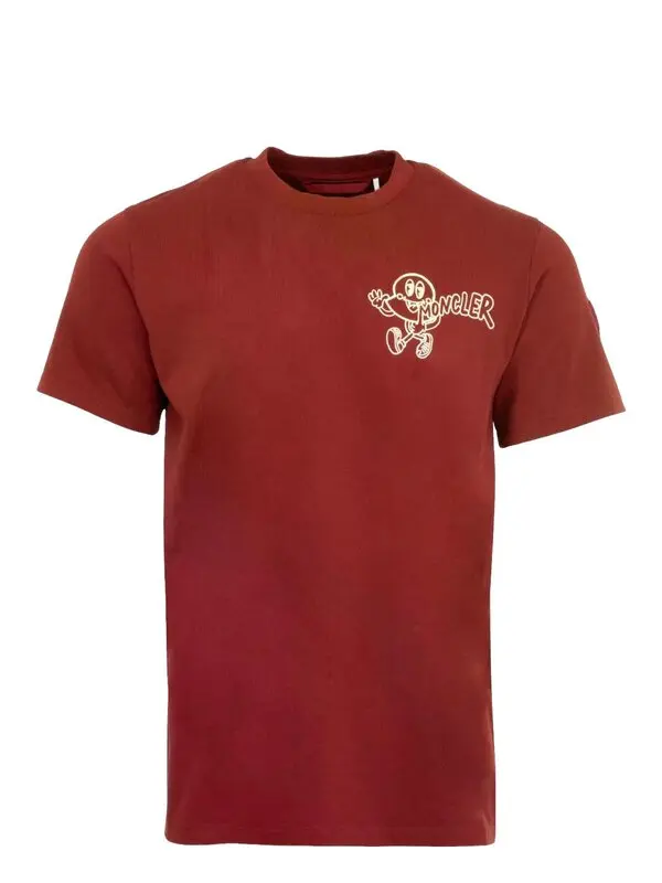 Moncler Logo-print T-shirt - Red
