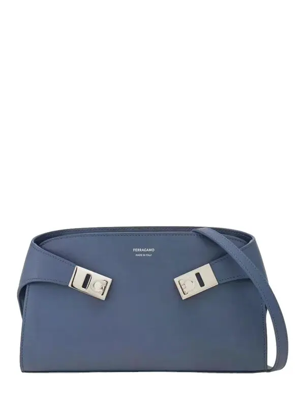 FERRAGAMO Mini Hug Clutch - Blue