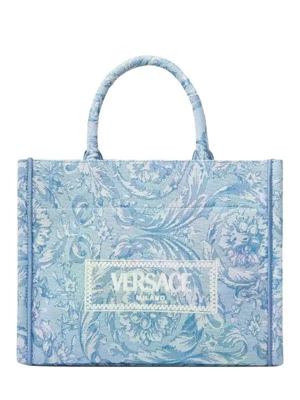 Versace Barocco Athena Tote Bag - Blue