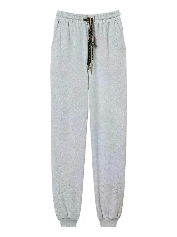 TWINSET Glitter Detail Track Pants - Grey