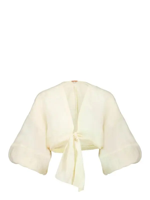 Johanna Ortiz Dream Dreams Cropped Top - Neutrals