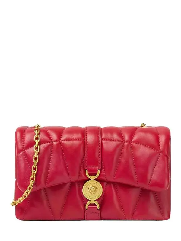 Versace Kleio Quilted Mini Bag - Red