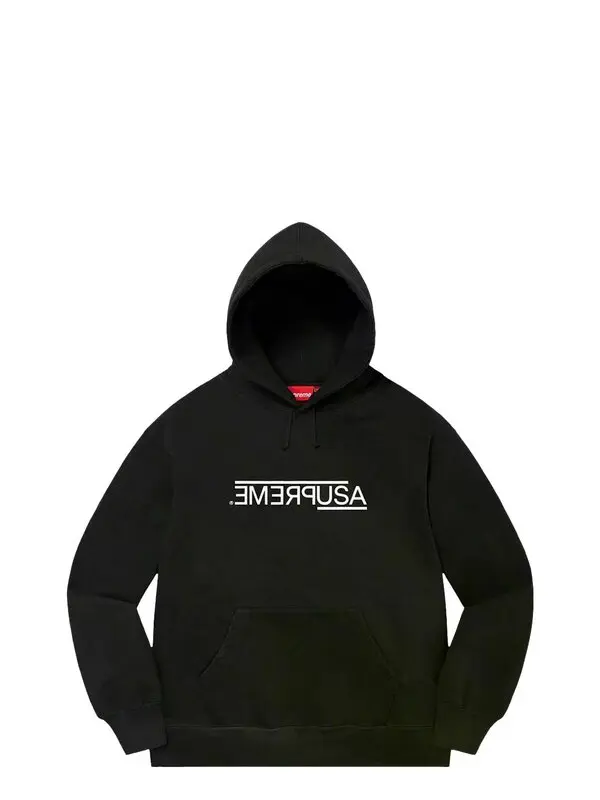 Supreme Usa Hoodie - Black