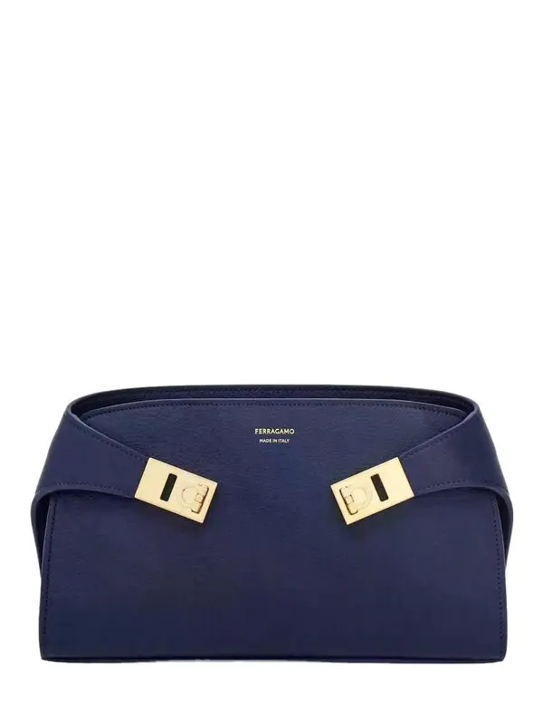 FERRAGAMO Mini Hug Crossbody Bag - Blue