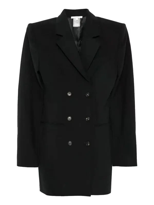 NENSI DOJAKA Double-breasted Blazer - Black