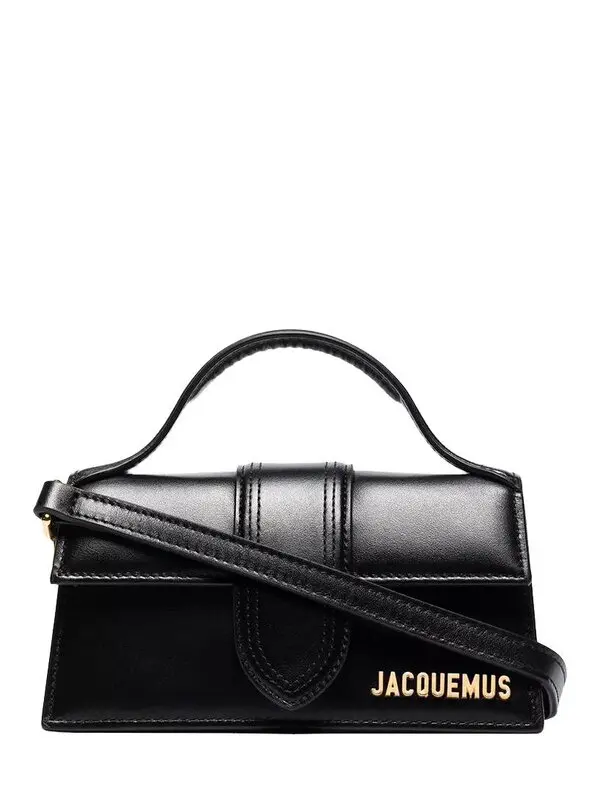 Jacquemus Le Bambino Leather Tote Bag - Black