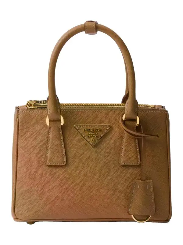 Prada Mini Galleria Tote Bag - Brown