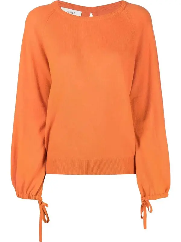 Pringle Of Scotland Round Neck Cashmere Jumper - Orange