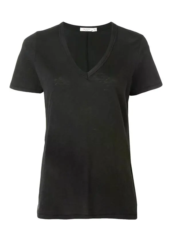 Rag & Bone V-neck T-shirt - Black