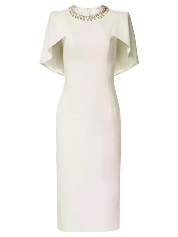 Jenny Packham Thalia Midi Dress - Neutrals