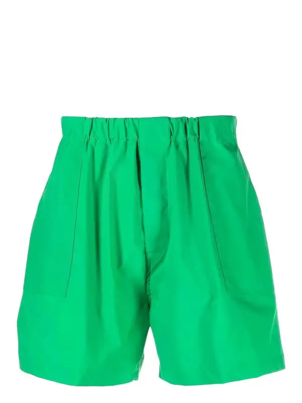 Mackintosh Captain Elasticated Waistband Shorts - Green