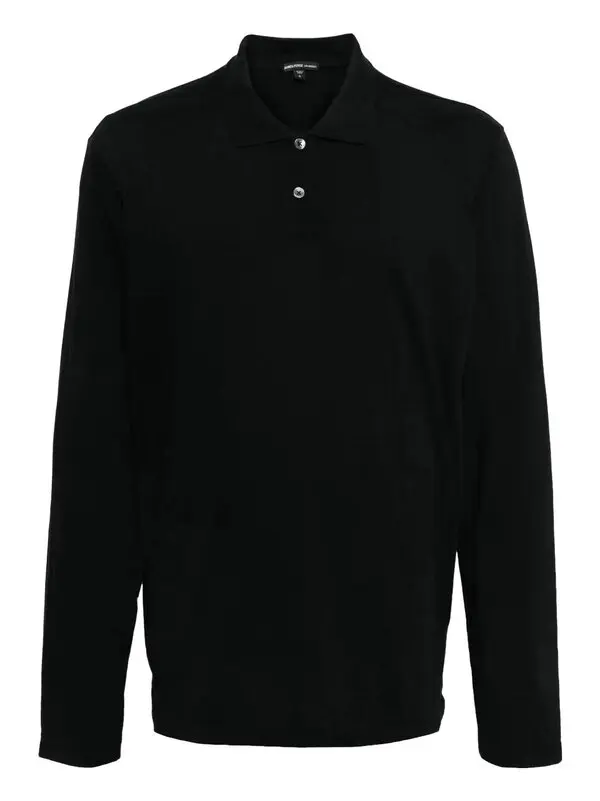JAMES PERSE Lotus Polo-shirt - Black