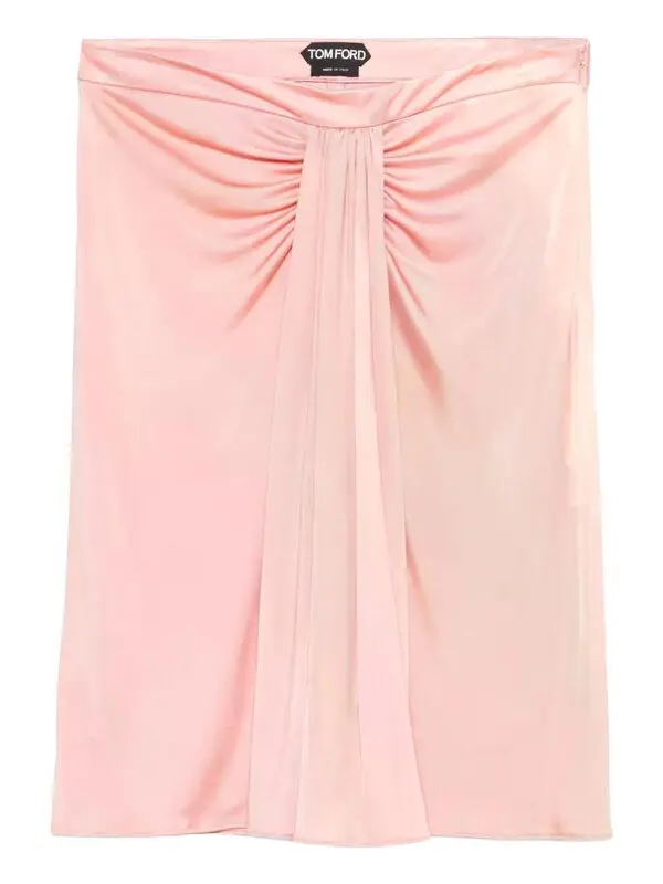 TOM FORD Draped Mini Skirt - Pink
