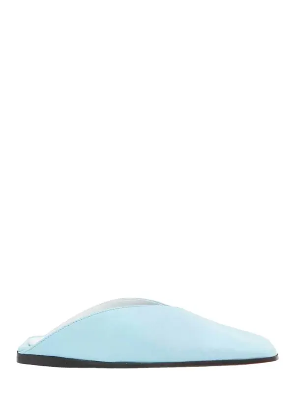 MAISON MARGIELA Japanese Leather Slides - Blue