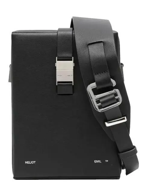 HELIOT EMIL Square Messenger Bag - Black
