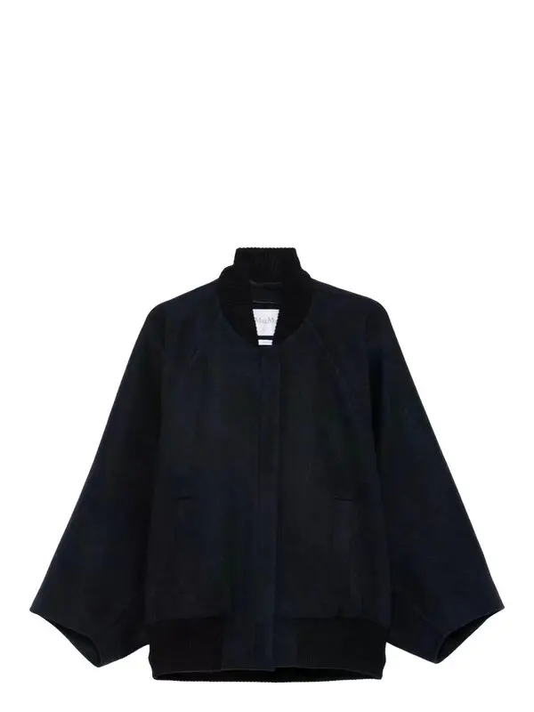 Max Mara Zenone Bomber Jacket - Blue