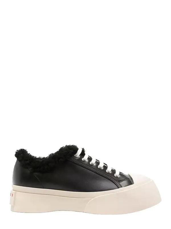 Marni Pablo Leather Sneakers - Black