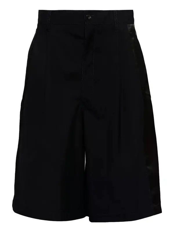 Comme Des Garçons Pleat Detailing Shorts - Blue