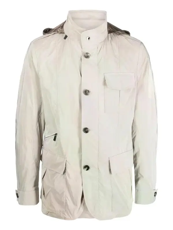 MOORER Porto Lightweight Jacket - Neutrals