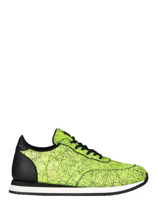 GIUSEPPE ZANOTTI Jimi Running Lace-up Sneakers - Yellow