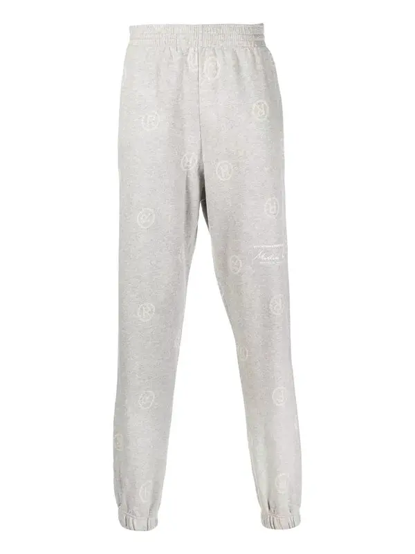Martine Rose Logo Pattern Track Pants - Grey