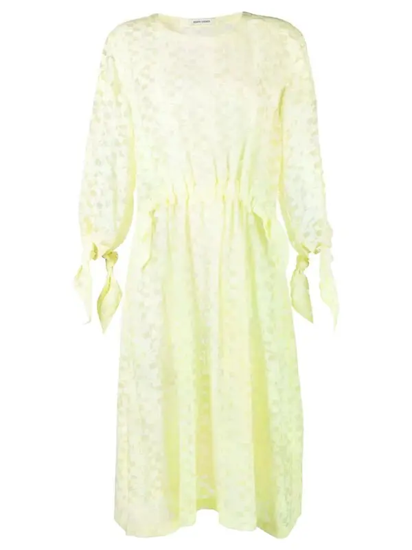 Henrik Vibskov Bulk Jacquard Midi Dress - Yellow
