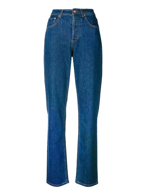 Philosophy Di Lorenzo Serafini High-waist Straight Jeans - Blue