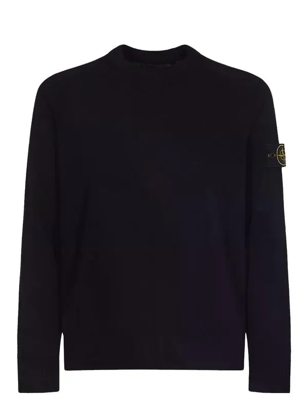 Stone Island Crew-neck Sweater - Black