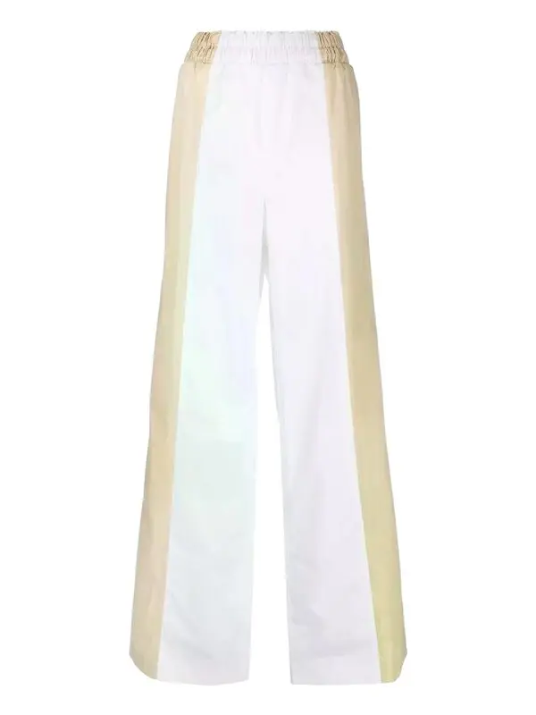Fabiana Filippi Two-tone Wide-leg Trousers - Neutrals