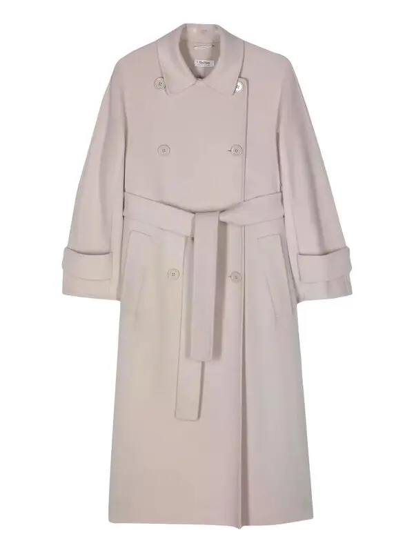 Max Mara Hester Double-breasted Coat - Neutrals