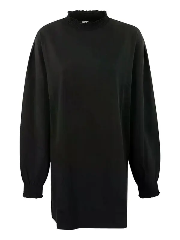 Random Identities Ruffle-collar Dress - Black
