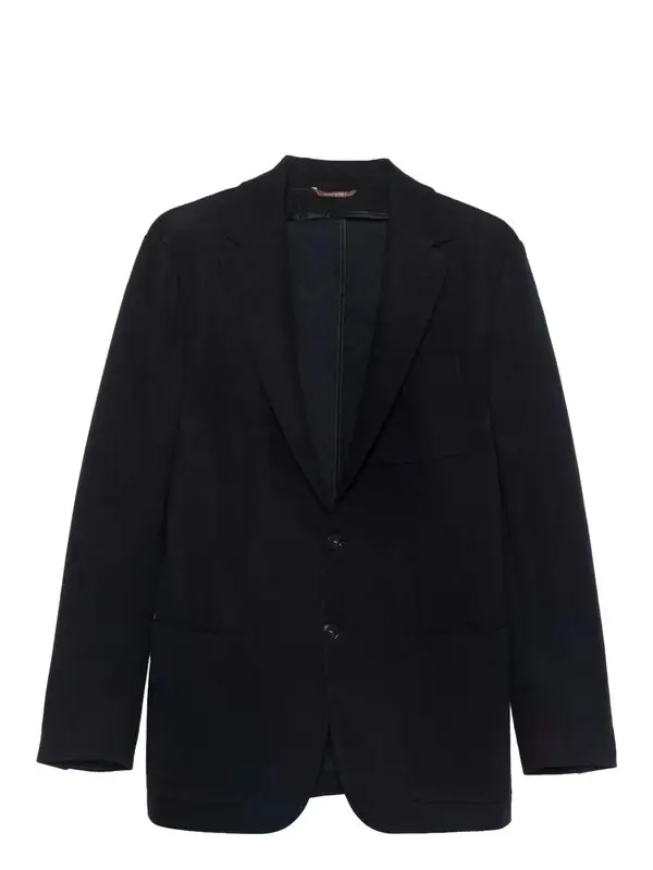 Canali Single-breasted Blazer - Blue