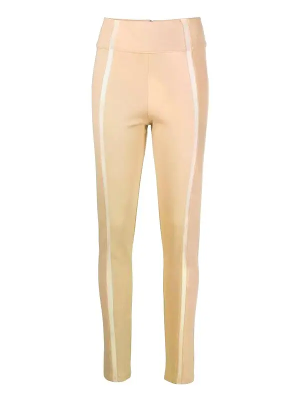 Philipp Plein Sheer-panel Leggings - Neutrals