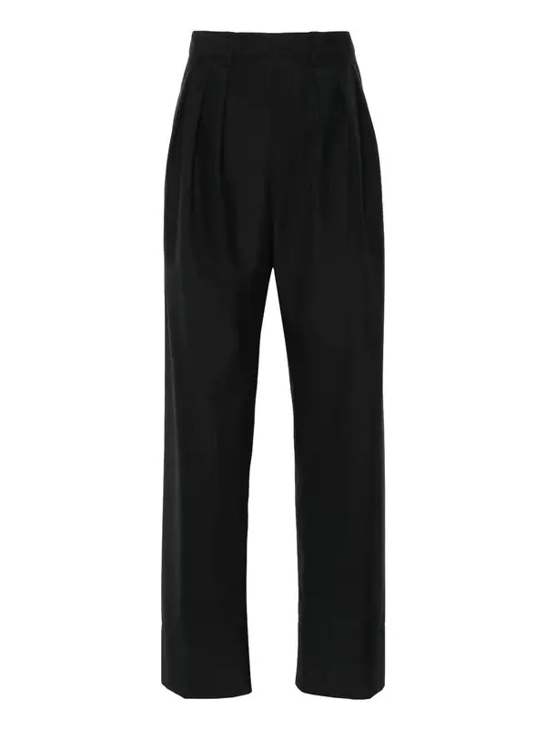 LEMAIRE Pleat-detail Tailored Trousers - Blue
