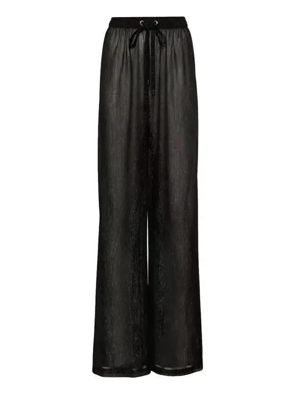 PARAMIDONNA Aurora Lurex Trousers - Black