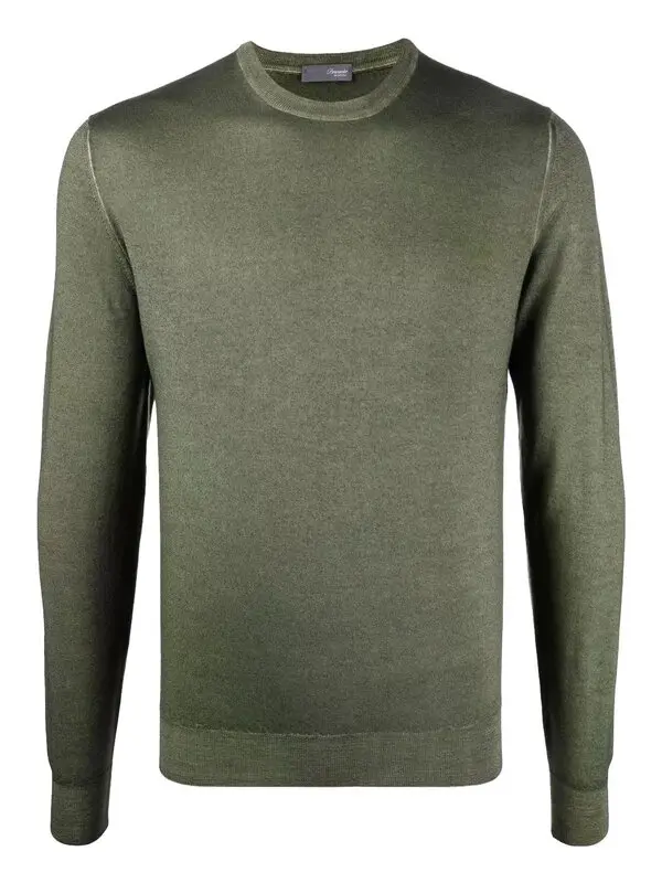 DRUMOHR Crew-neck Knit Jumper - Green