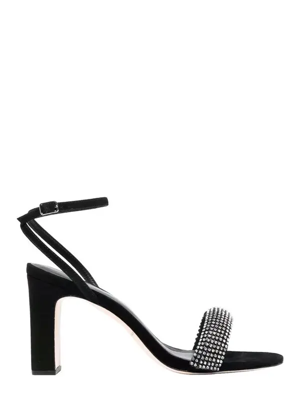 LOEFFLER RANDALL Shay 80mm Rhinestone-embellished Sandals - Black