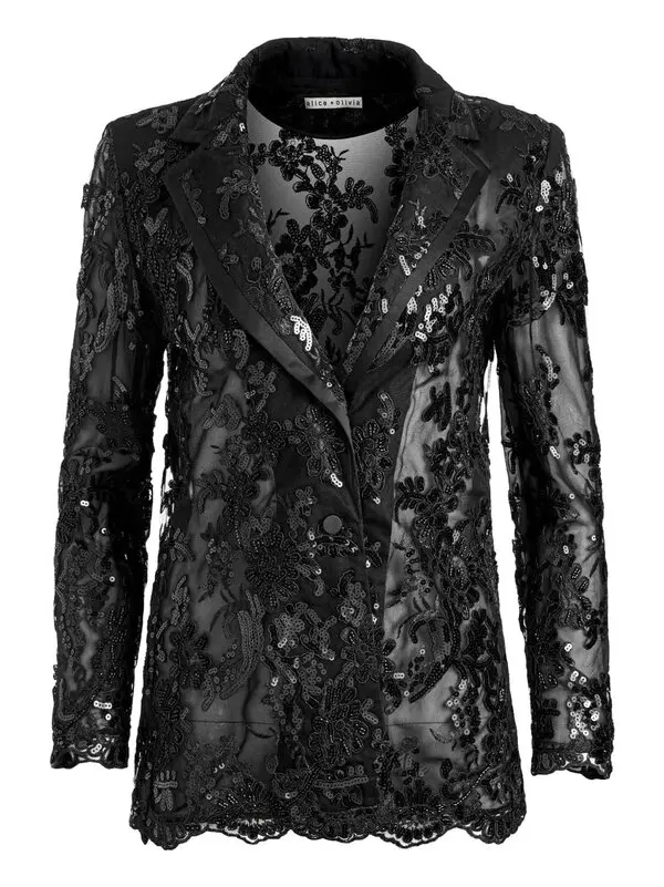 Alice + Olivia Judith Blazer - Black