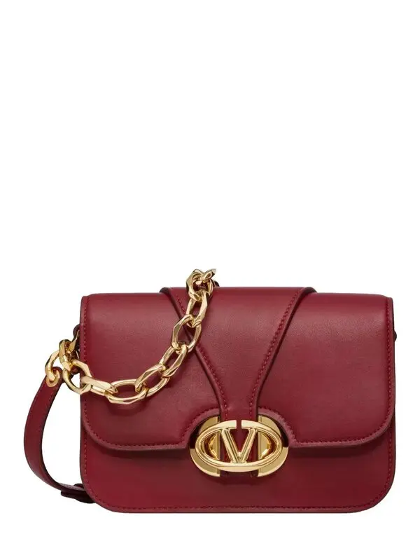 Valentino Garavani Vlogo O'clock Shoulder Bag - Red
