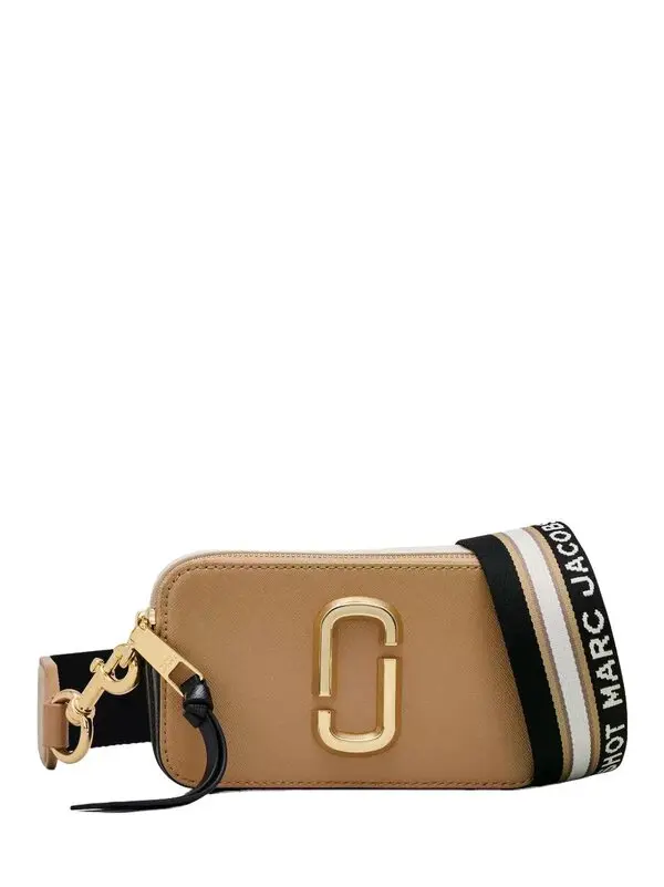 Marc Jacobs The Snapshot Logo-plaque Satchel - Brown