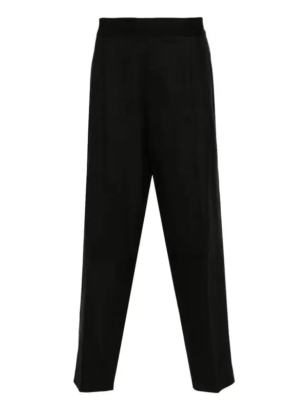 Neil Barrett Tapered Darted Trousers - Black