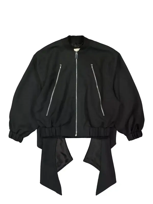 GMBH Cape-design Blouson Jacket - Black