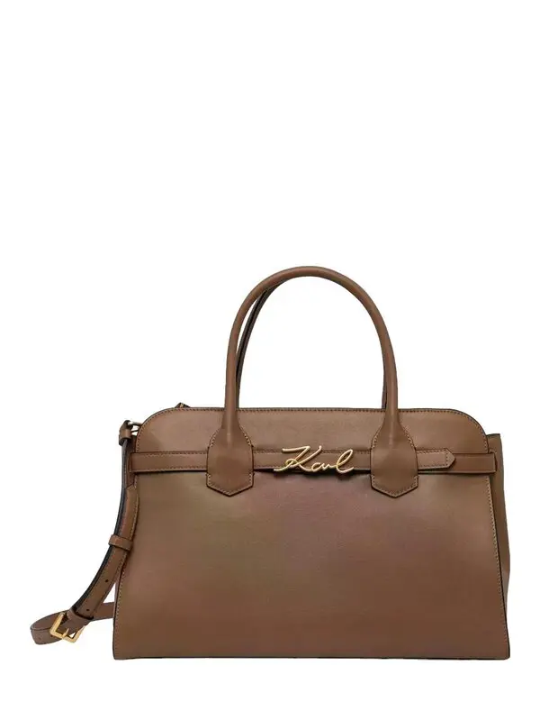 Karl Lagerfeld K/signature Tote - Brown