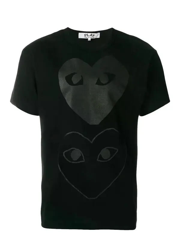 Play Comme Des Garcon Printed T-shirt - Black